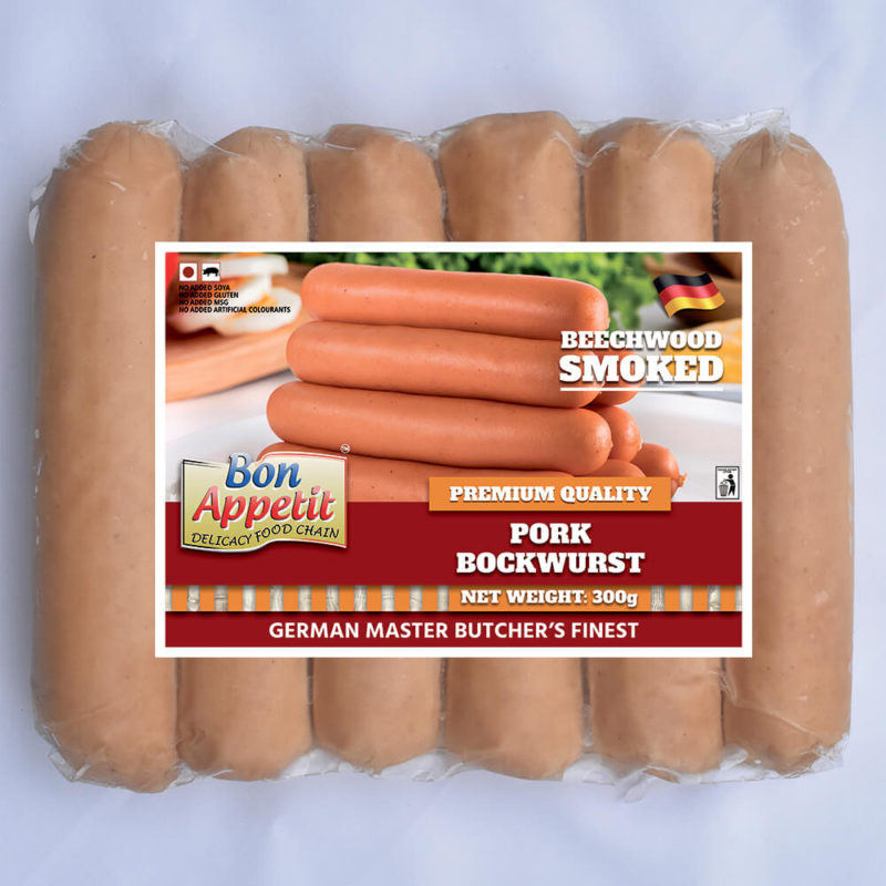 Pork Bockwurst – BonAppetit | India's largest retail meat shop in India