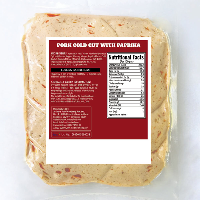 Pork Cold Cut With Red Paprika – BonAppetit | India's largest retail ...